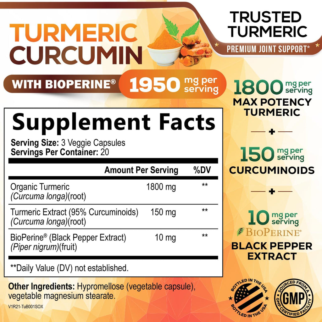vegan turmeric capsules for health