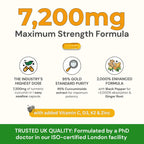 Vegan turmeric capsules for wellness