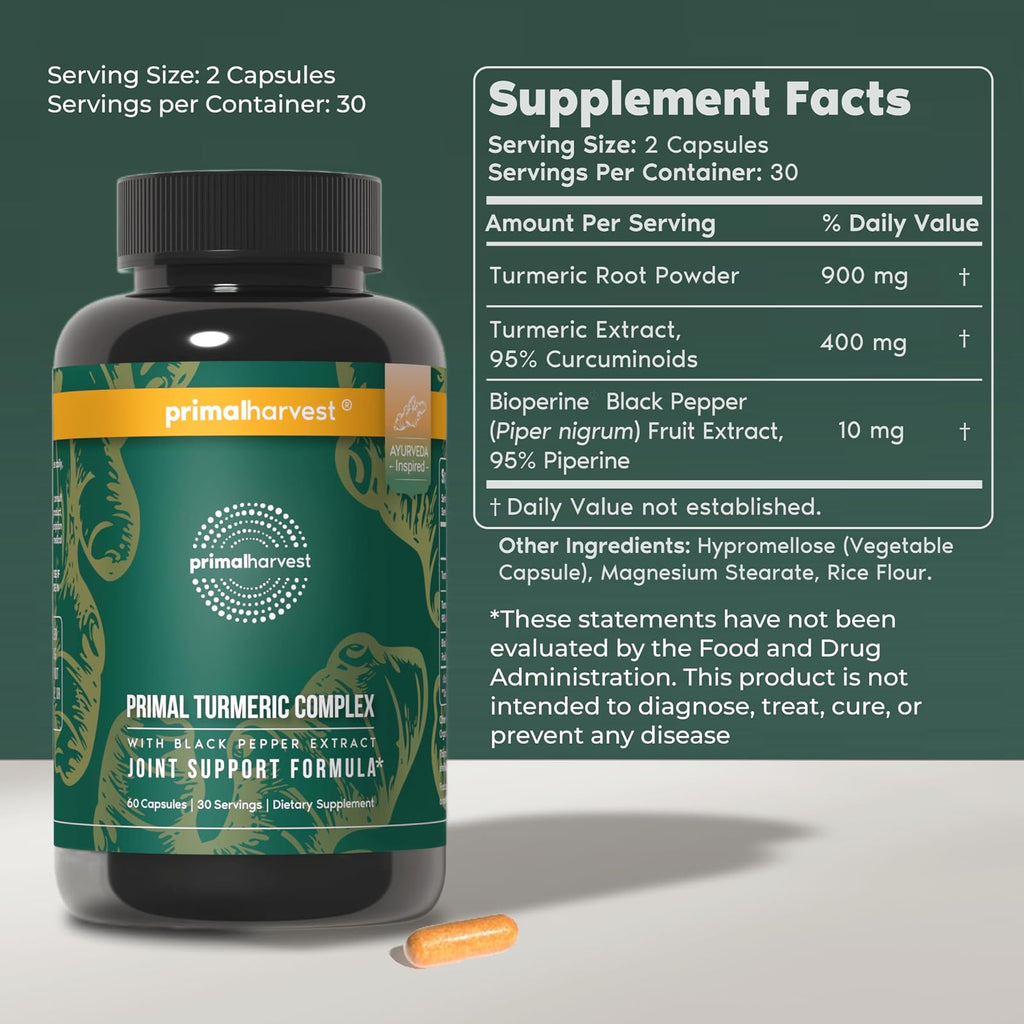 vegan turmeric complex capsules