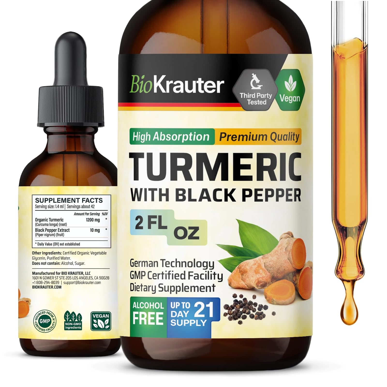vegan turmeric curcumin drops