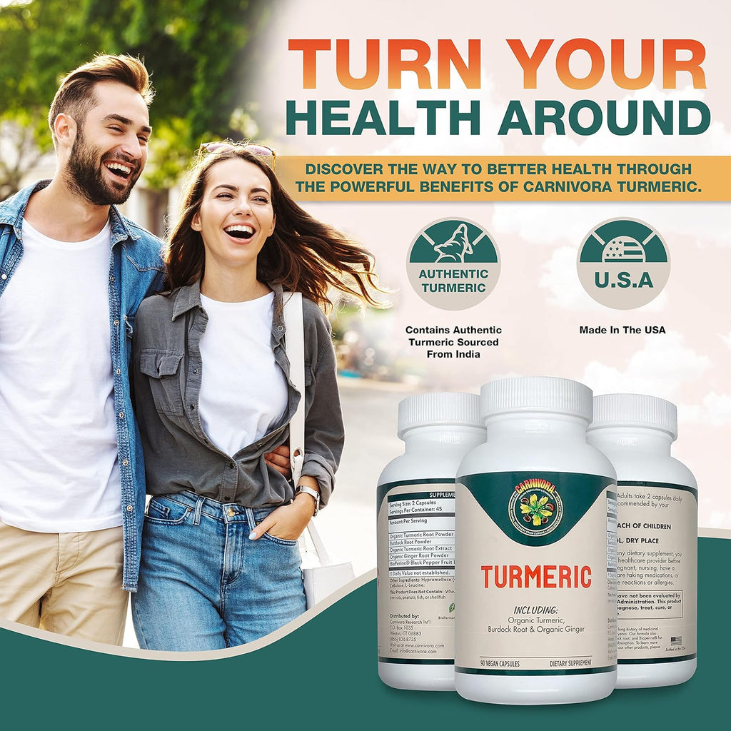 Vegan turmeric curcumin supplement benefits