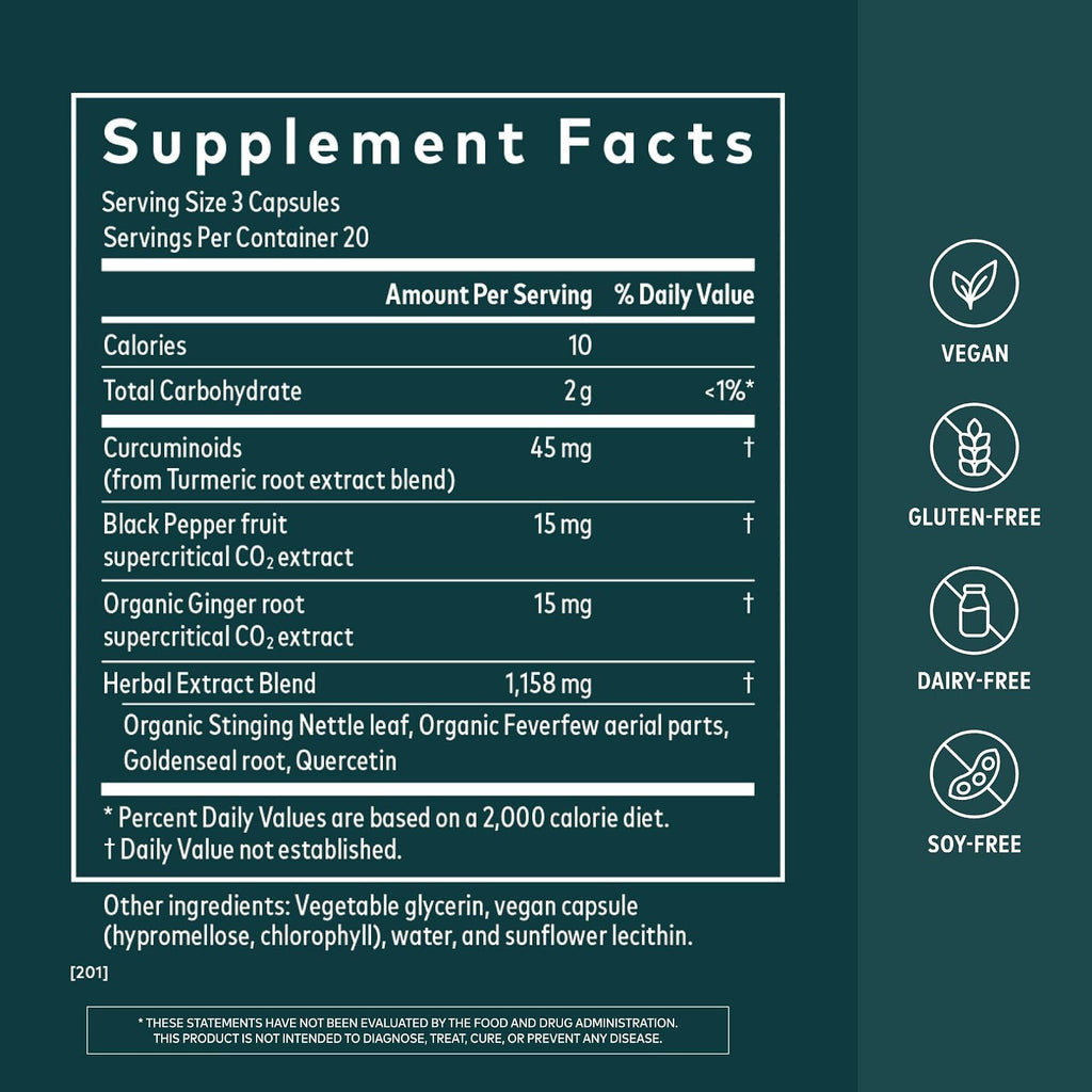 vegan turmeric curcumin supplement