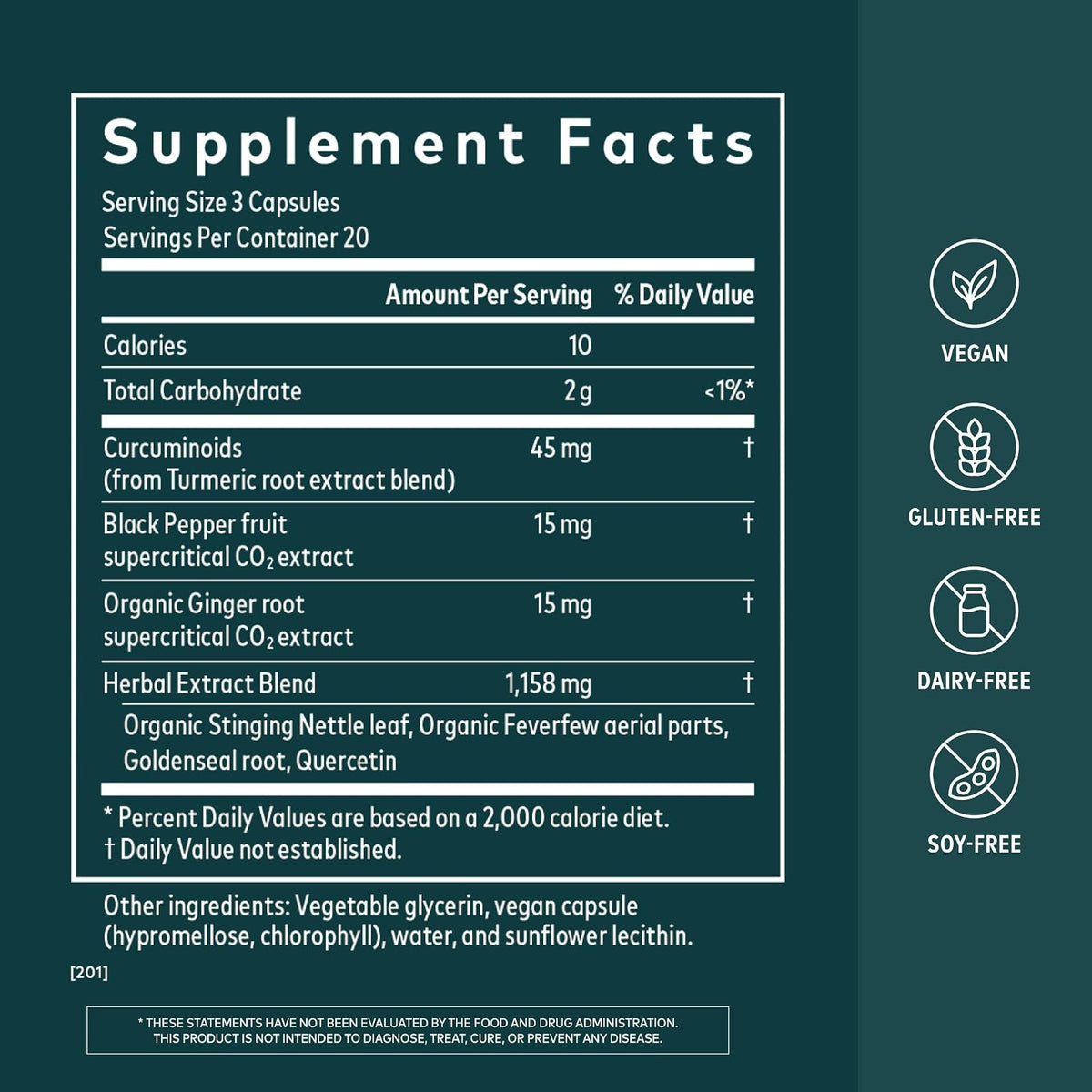vegan turmeric curcumin supplement