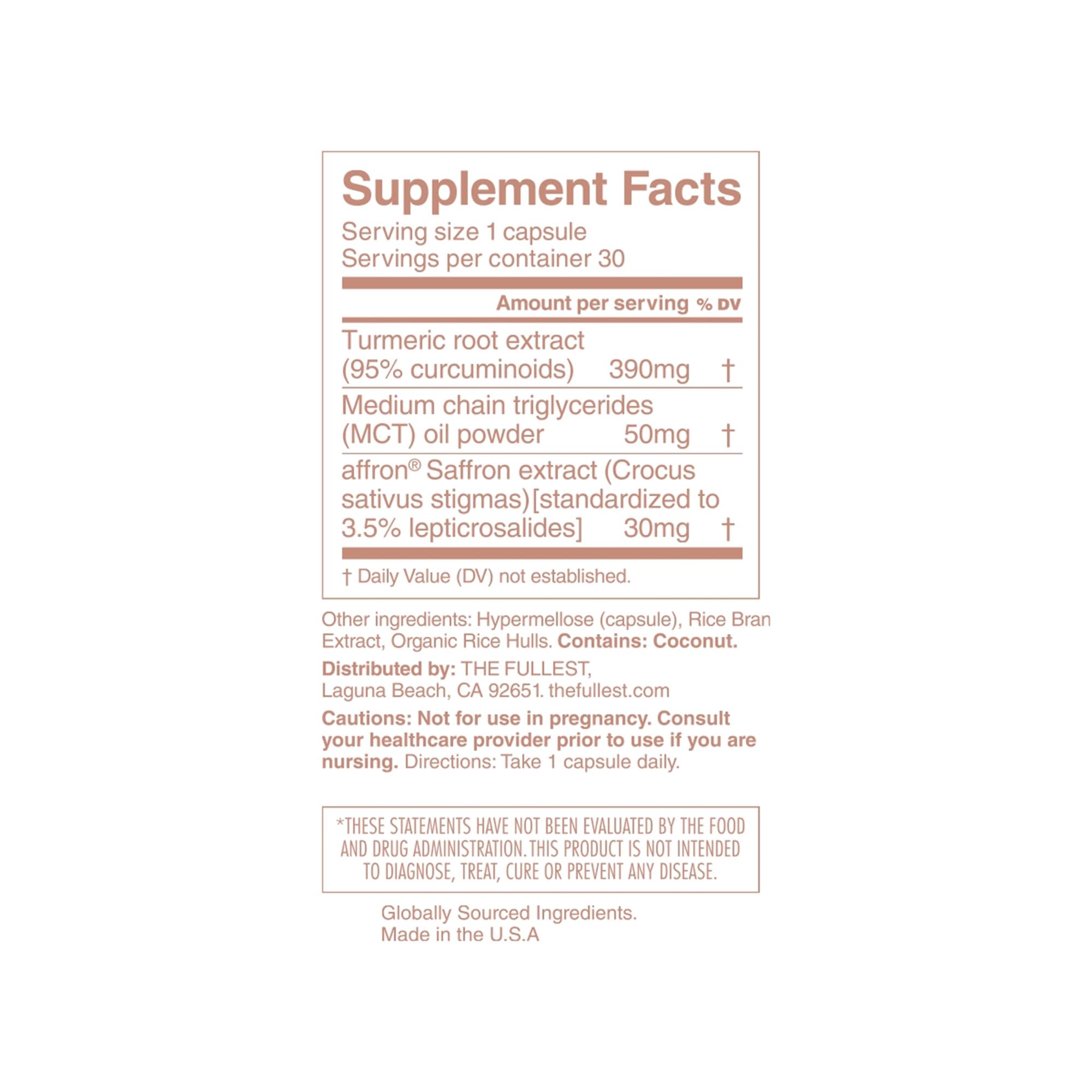 vegan turmeric supplement for focus