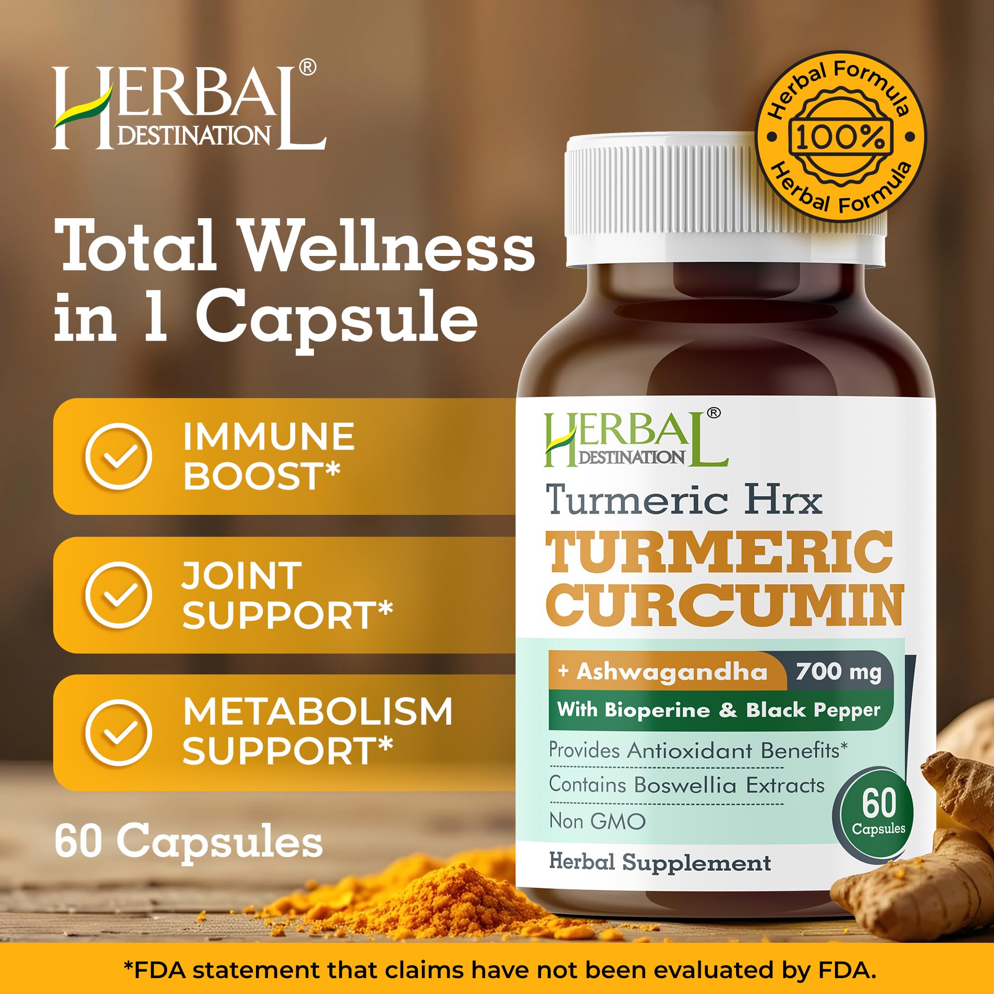 vegan turmeric supplement for wellness