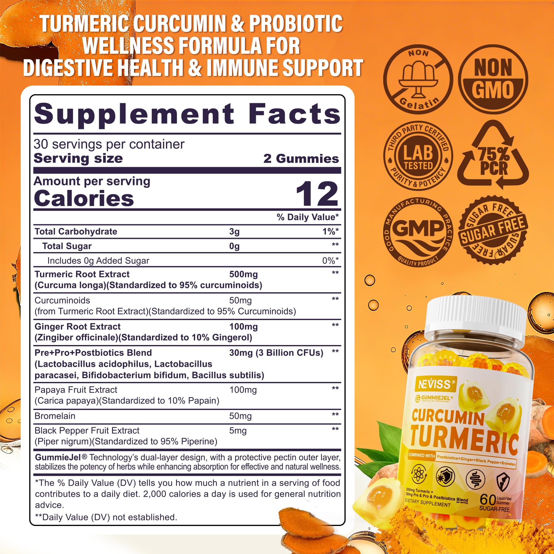 vegan turmeric with black pepper