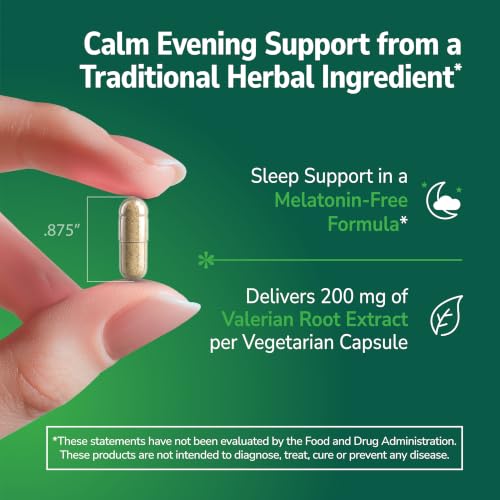 vegan valerian capsules for relaxation