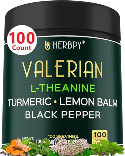 vegan valerian capsules for restful sleep