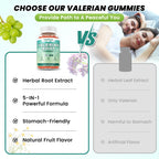 vegan valerian gummies for restful nights