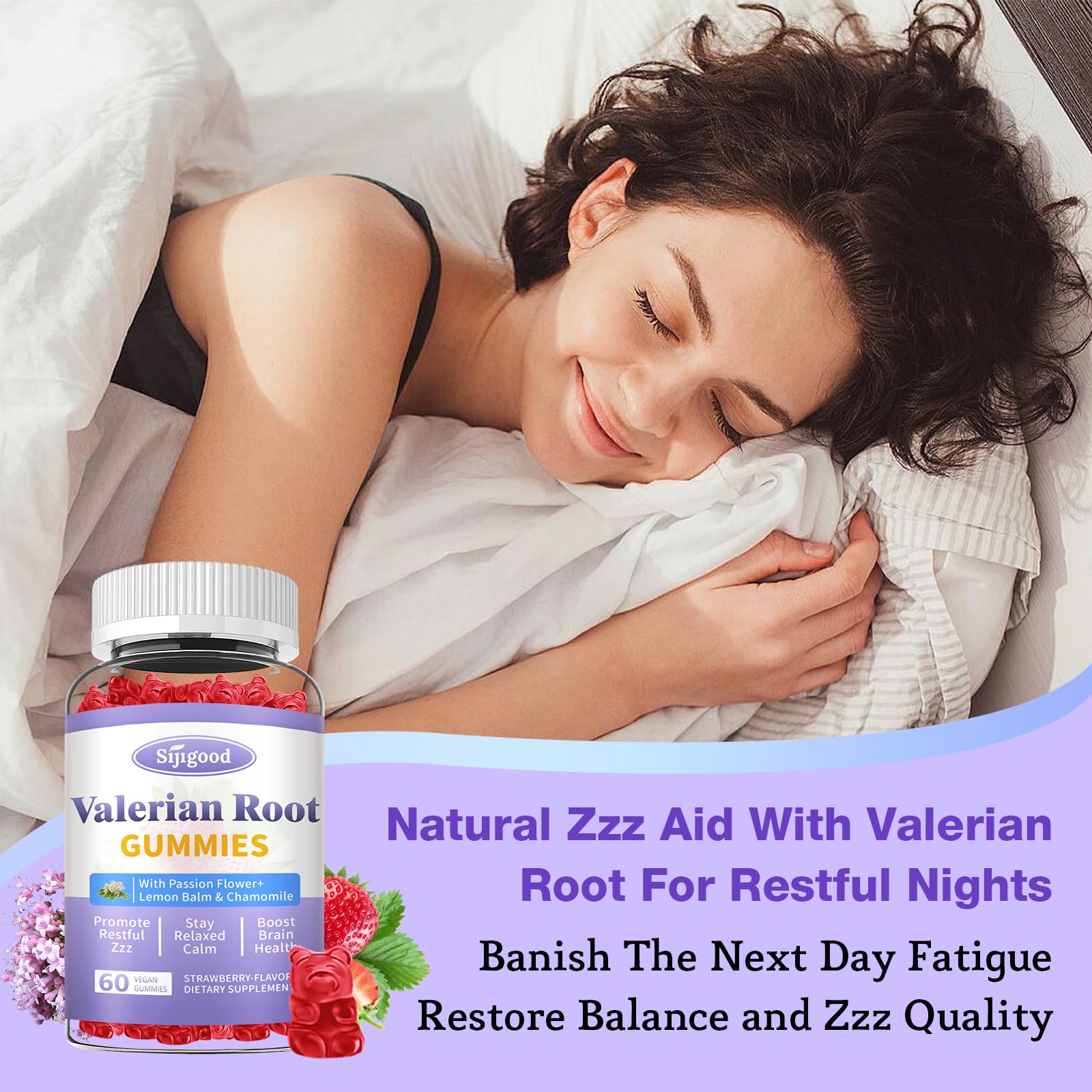 vegan valerian root gummies for better sleep