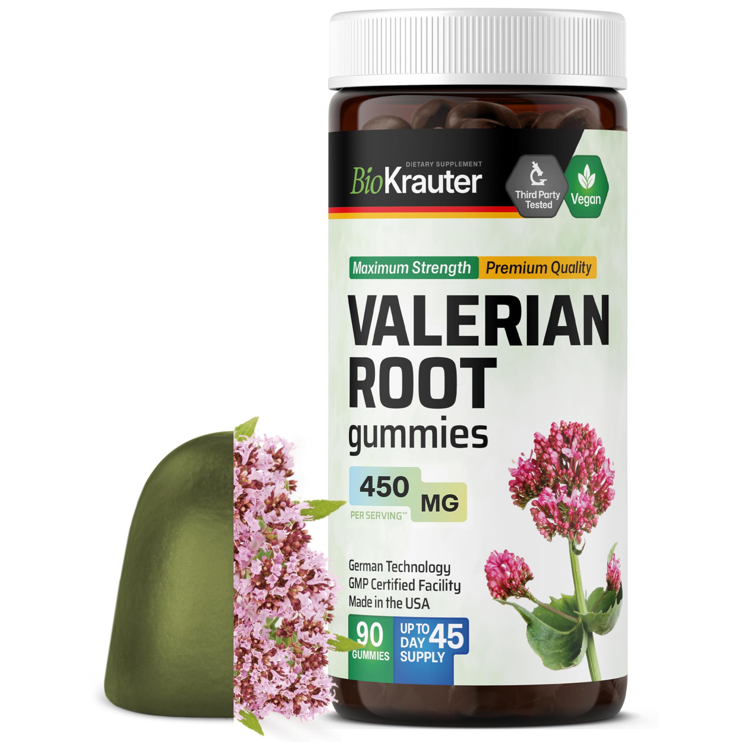 vegan valerian root gummies for relaxation