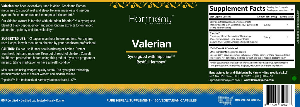 vegan valerian sleep support
