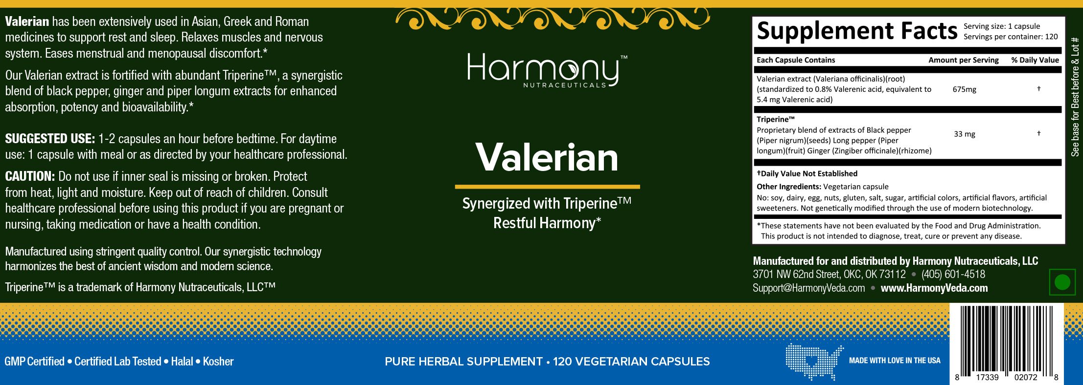 vegan valerian sleep support