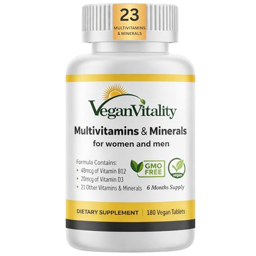 Vegan Vitality multivitamins for energy
