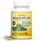 Vegan Vitality Vitamin D3 K2 capsules