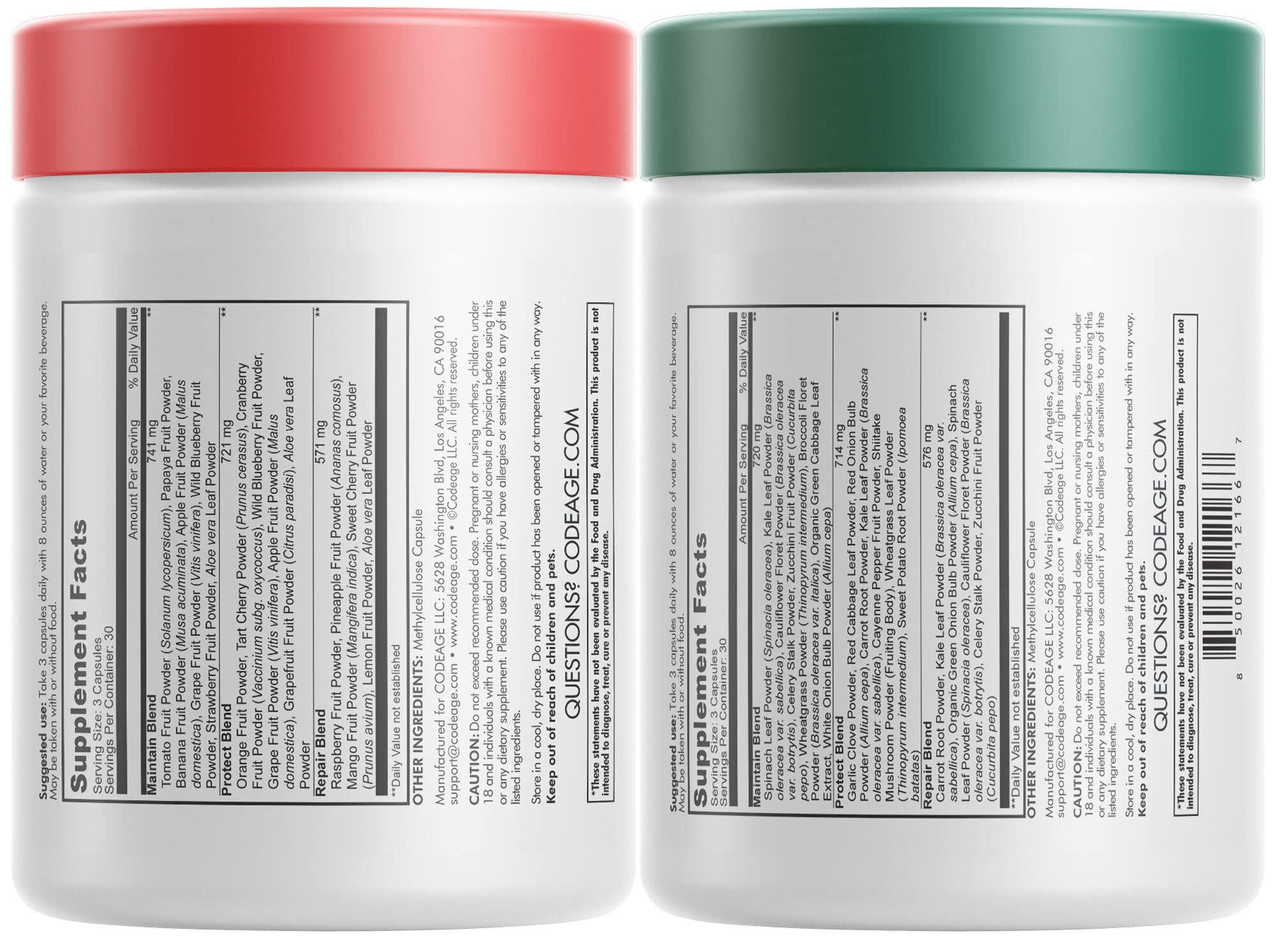 vegan vitamin and mineral capsules