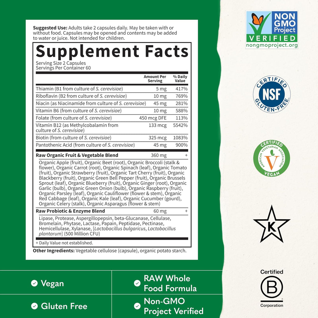 vegan vitamin b complex supplements