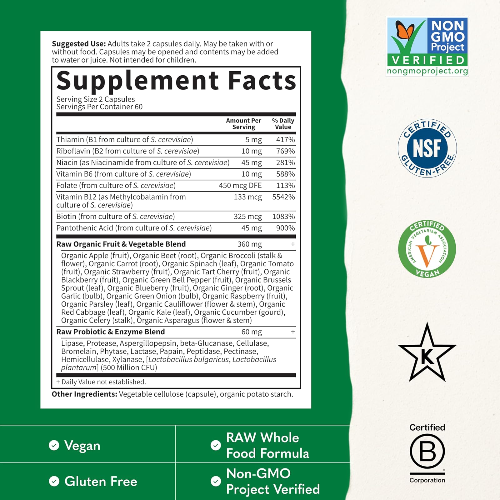 vegan vitamin b complex supplements