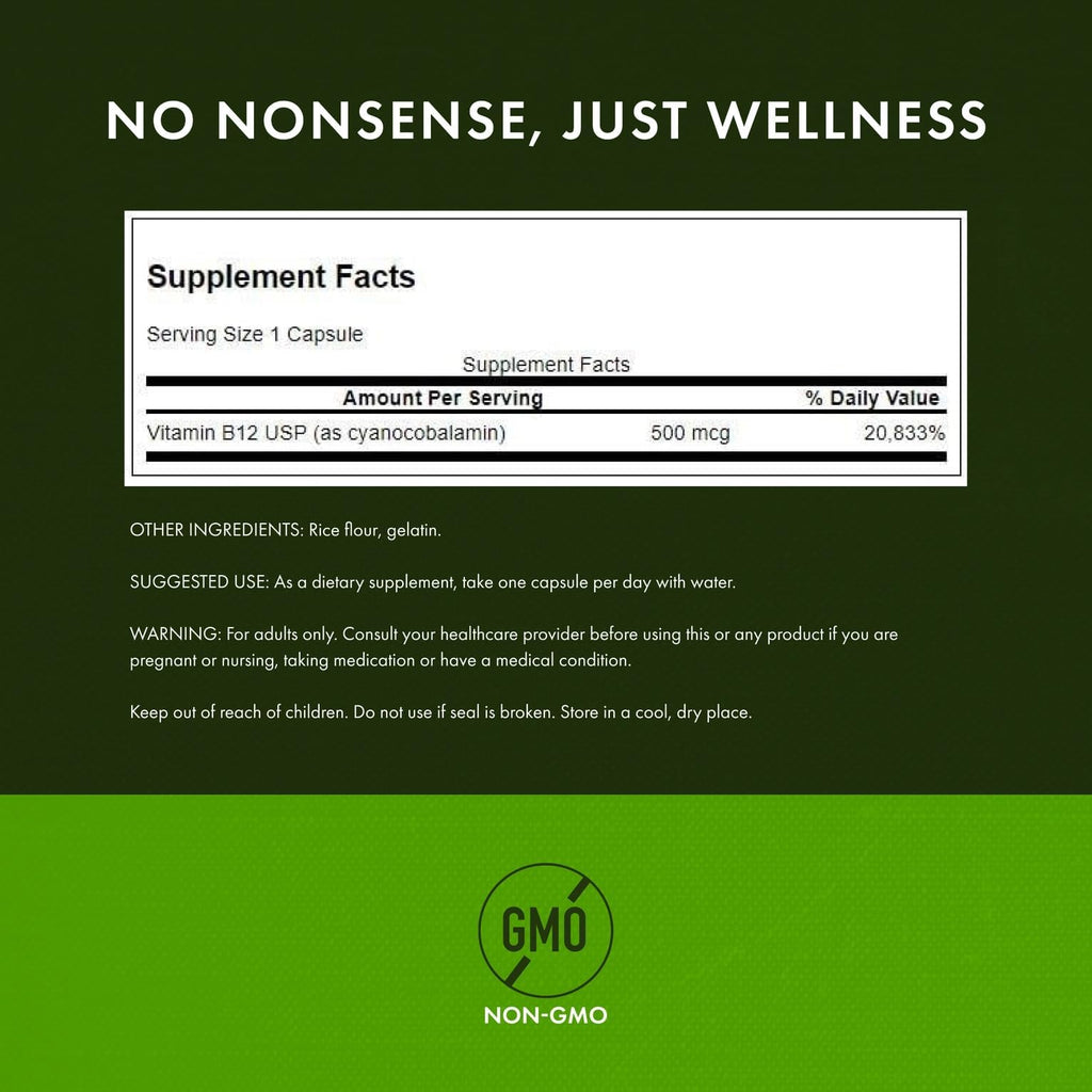vegan vitamin B12 capsules for vegans