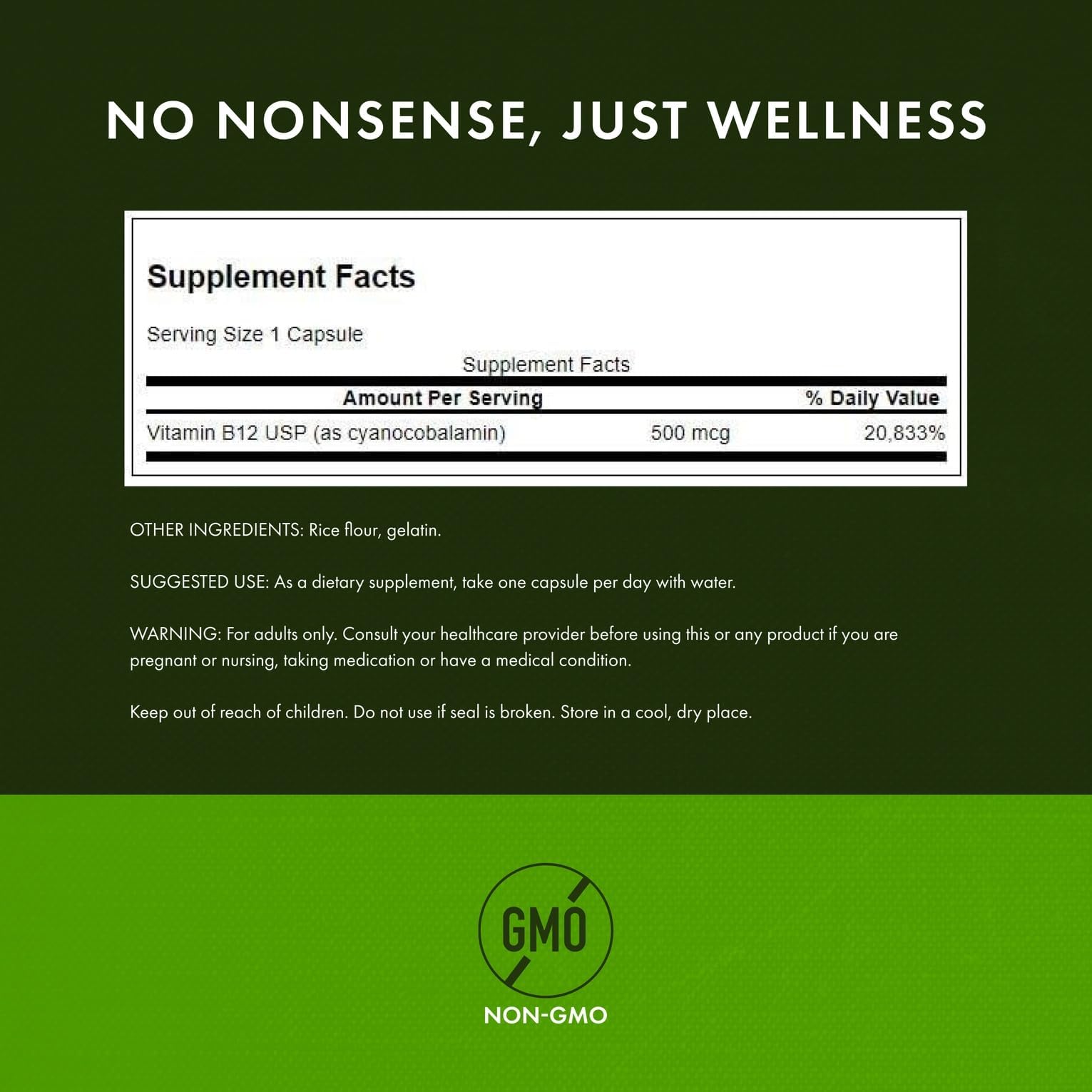 vegan vitamin B12 capsules for vegans