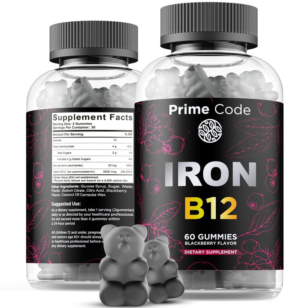 Vegan vitamin B12 gummies for energy