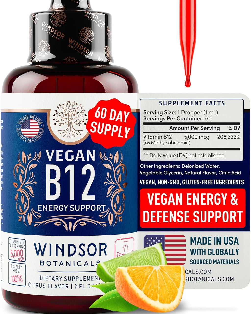 vegan vitamin b12 liquid supplement
