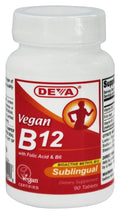 Vegan Vitamin B12 supplements for energy