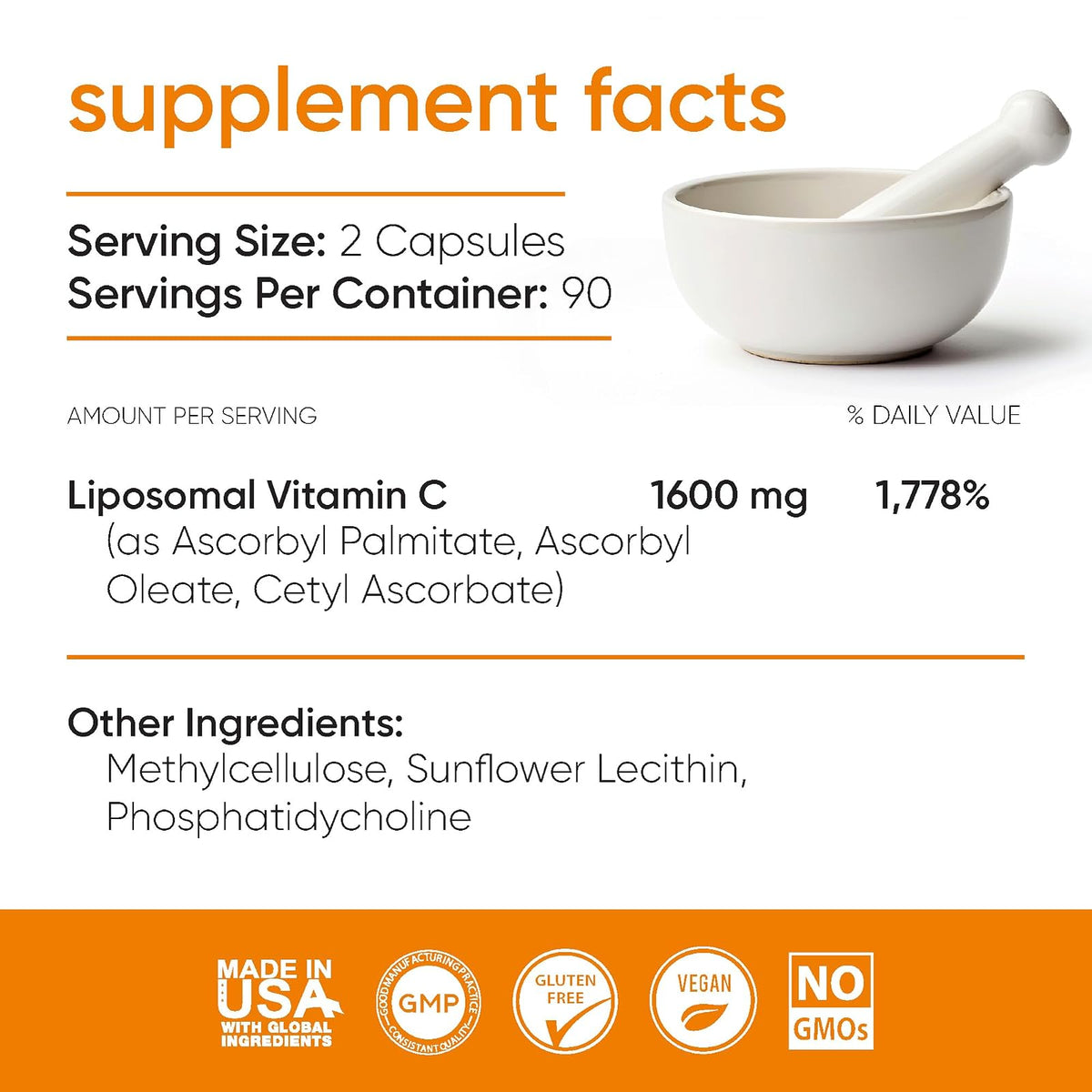 Vegan Vitamin C for immune support