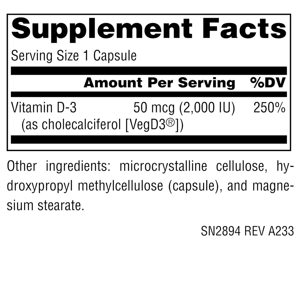 Vegan Vitamin D-3 supplement