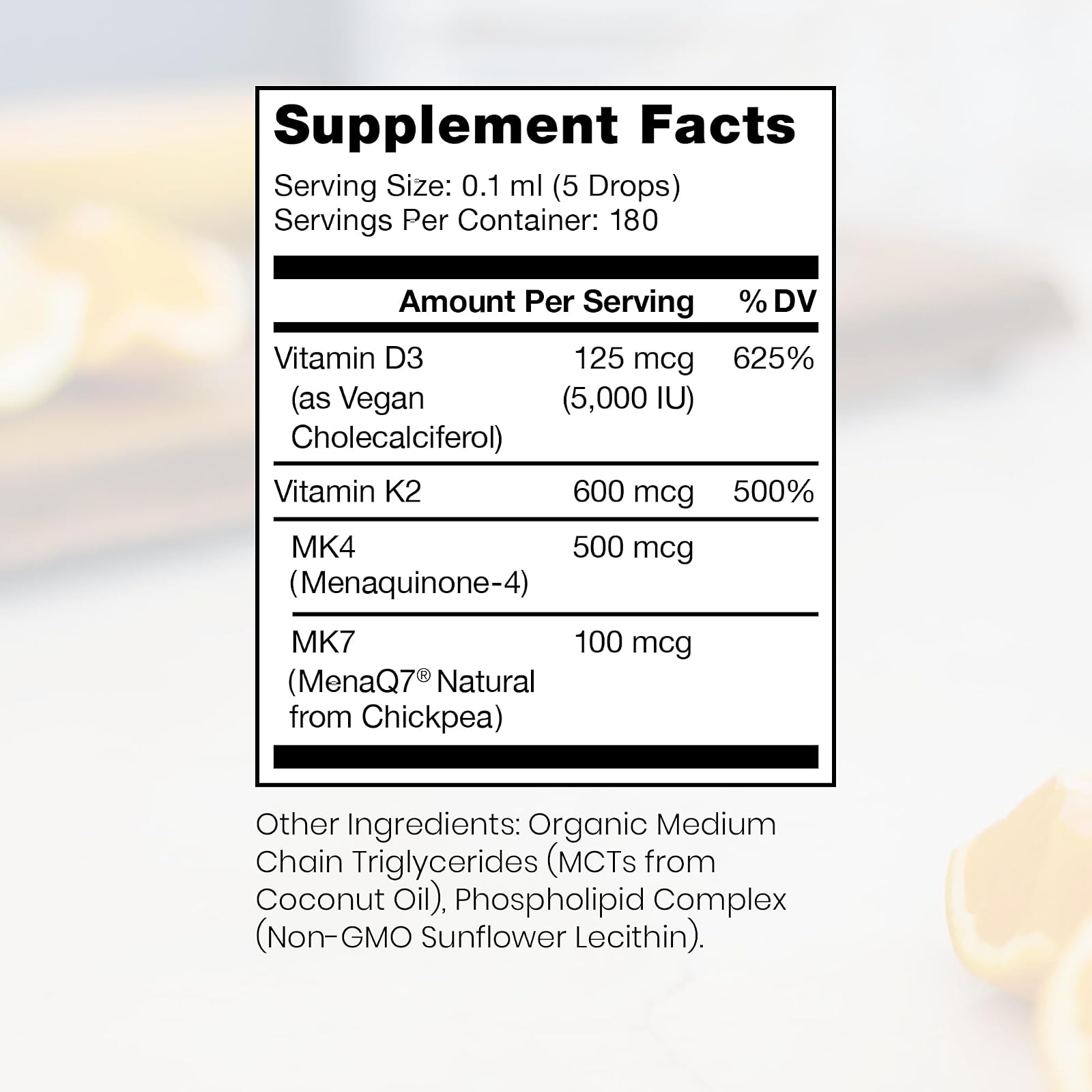vegan vitamin D3 5000 IU capsules