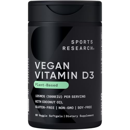 vegan vitamin D3 5000 IU plantgels