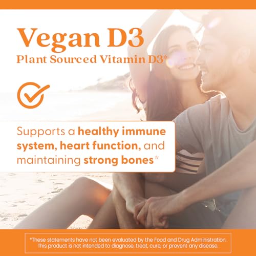 Vegan vitamin D3 capsules for daily nutrition