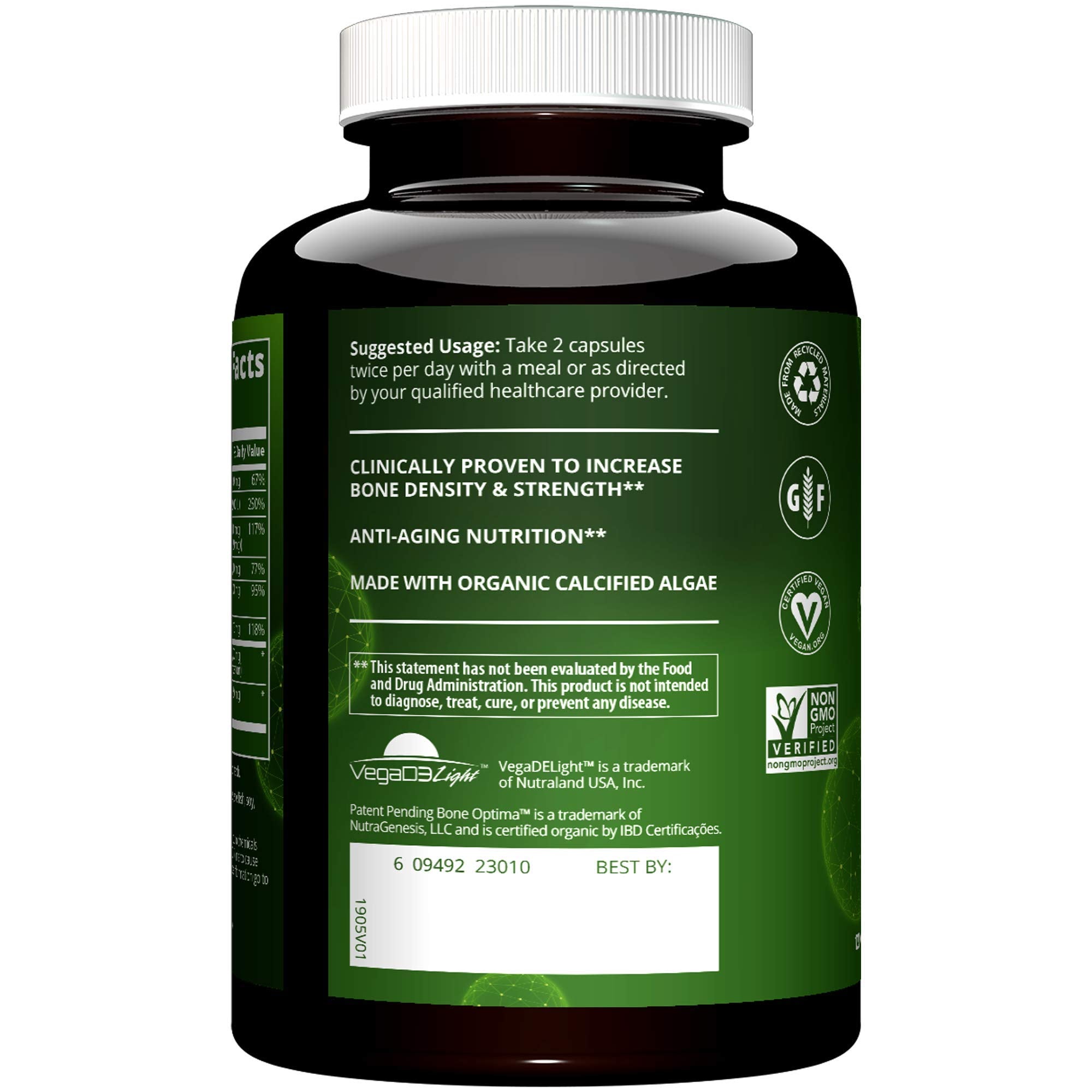 Vegan vitamin D3 for bones