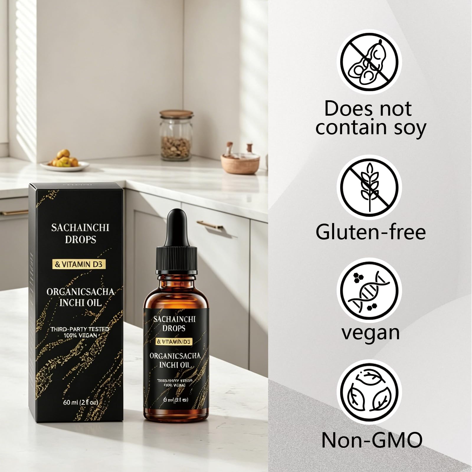 Vegan Vitamin D3 supplement drops