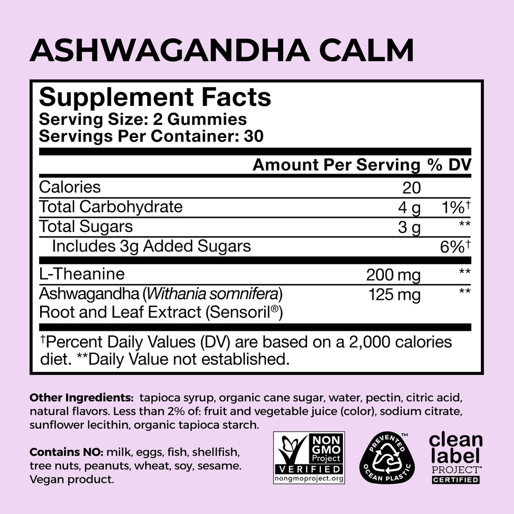 Vegan vitamins with L-Theanine benefits