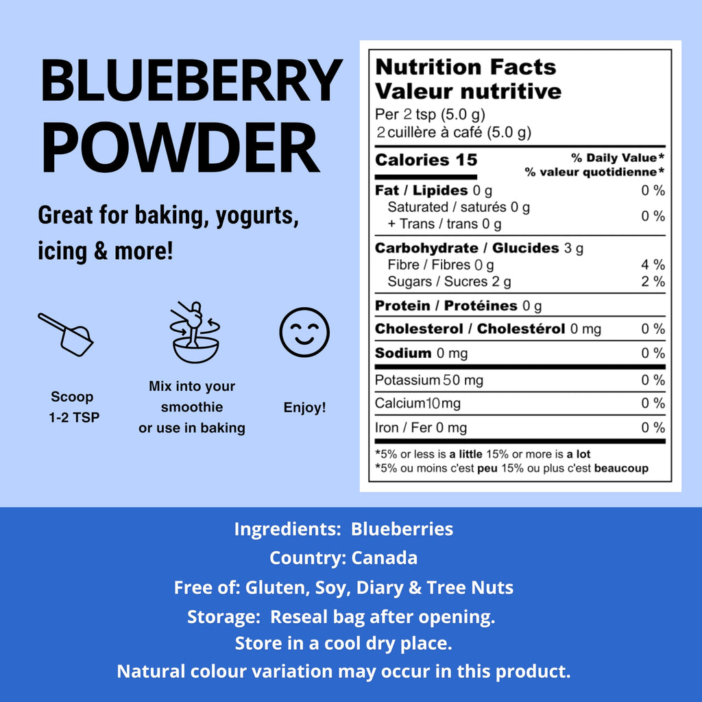 vegan wild blueberry powder benefits