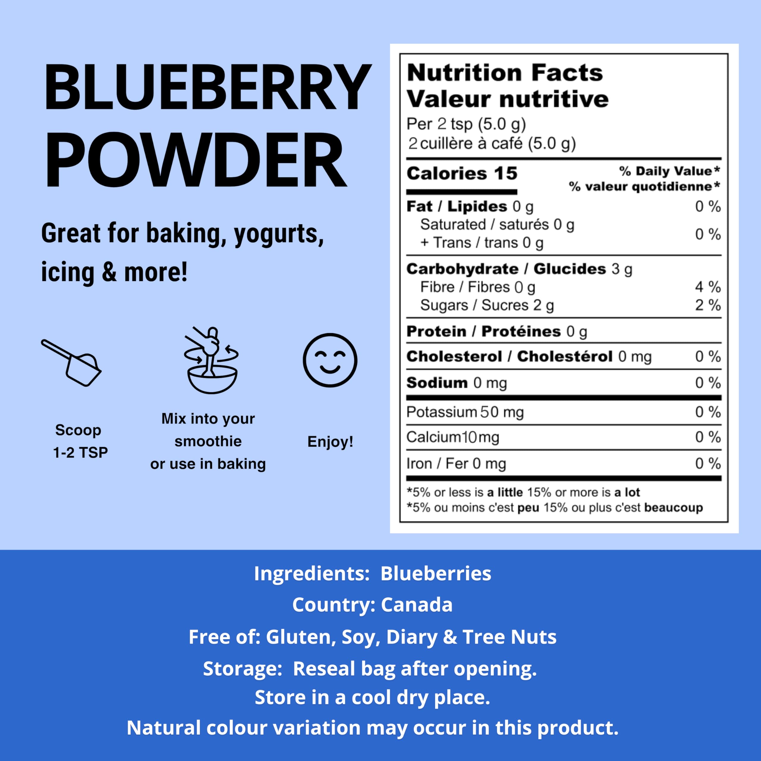 vegan wild blueberry powder benefits