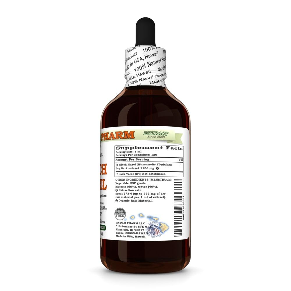 Vegan Witch Hazel liquid supplement