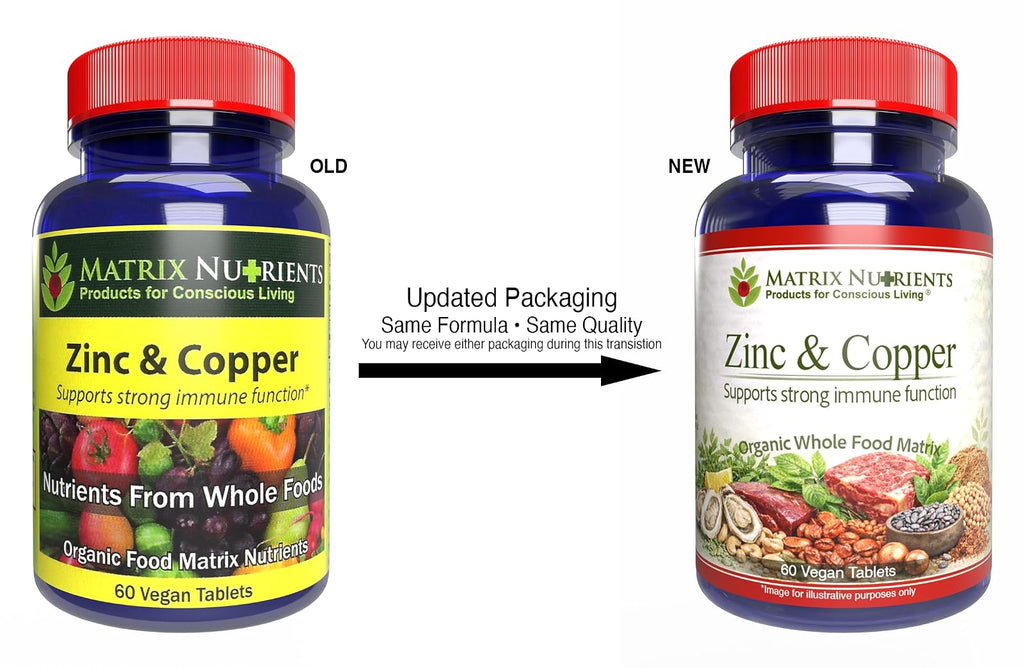 Vegan zinc and copper formula