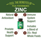 vegan zinc capsules for immune support