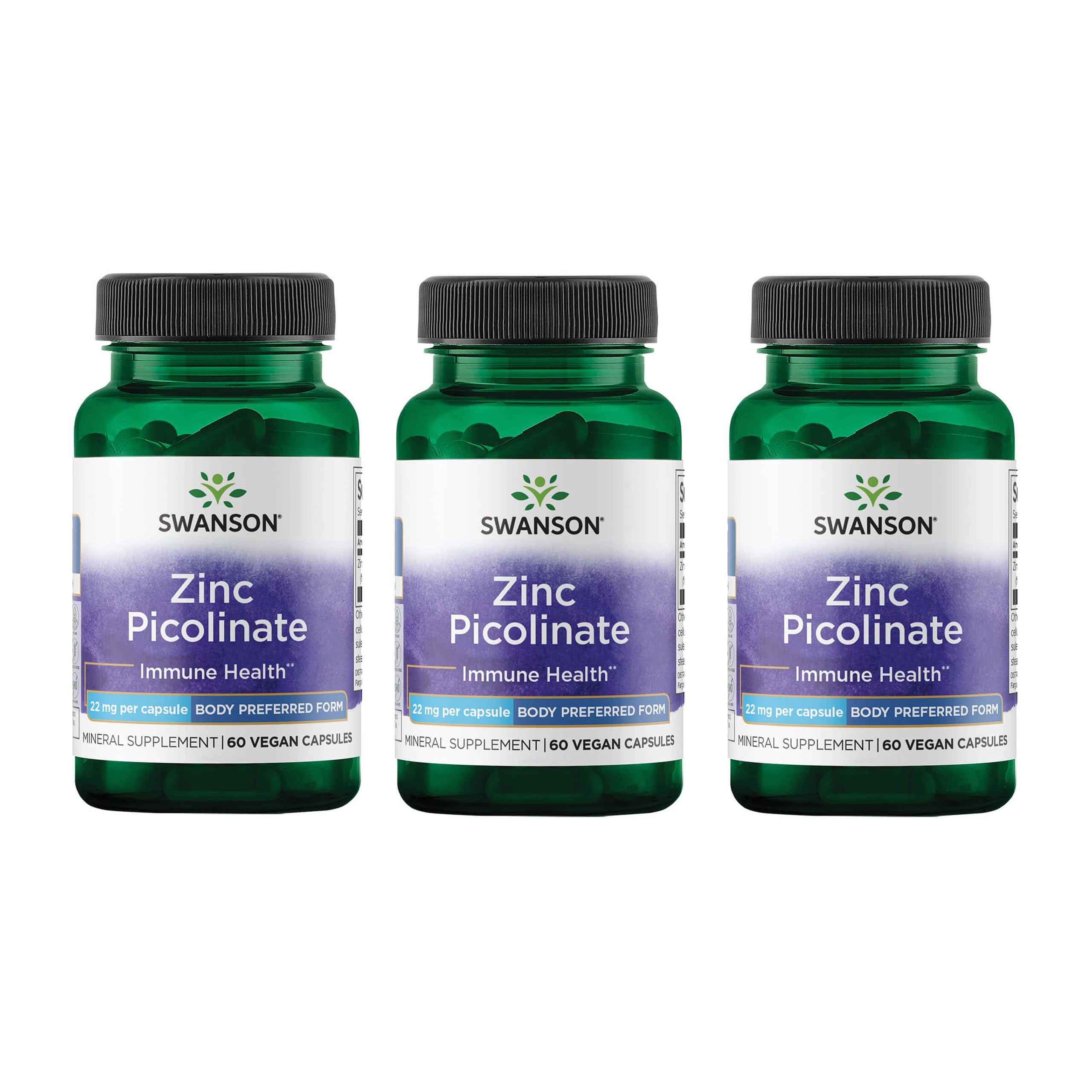 Vegan zinc capsules for vision support