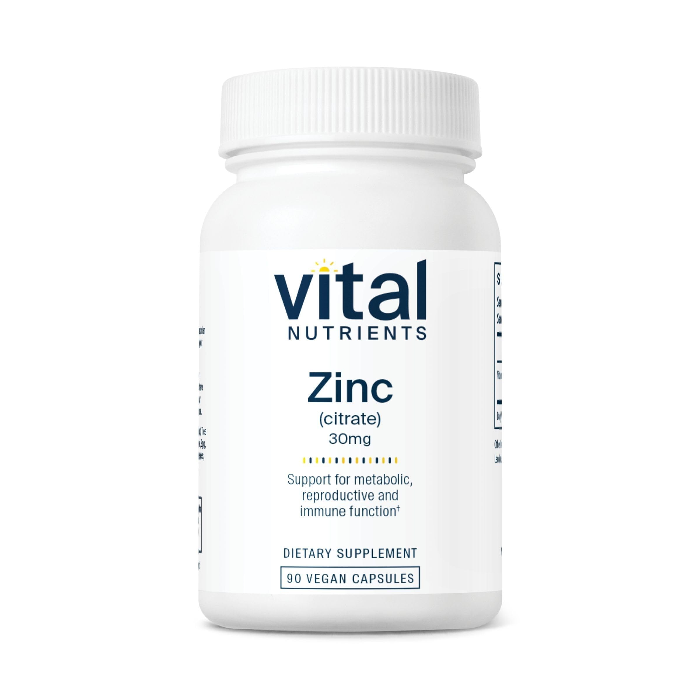 Vegan zinc citrate immune support