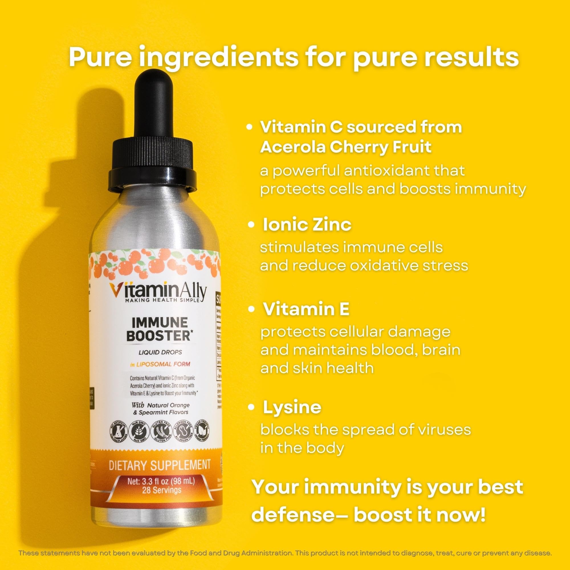 Vegan Zinc Drops for Immune Health
