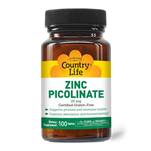 vegan zinc picolinate 25 mg tablets