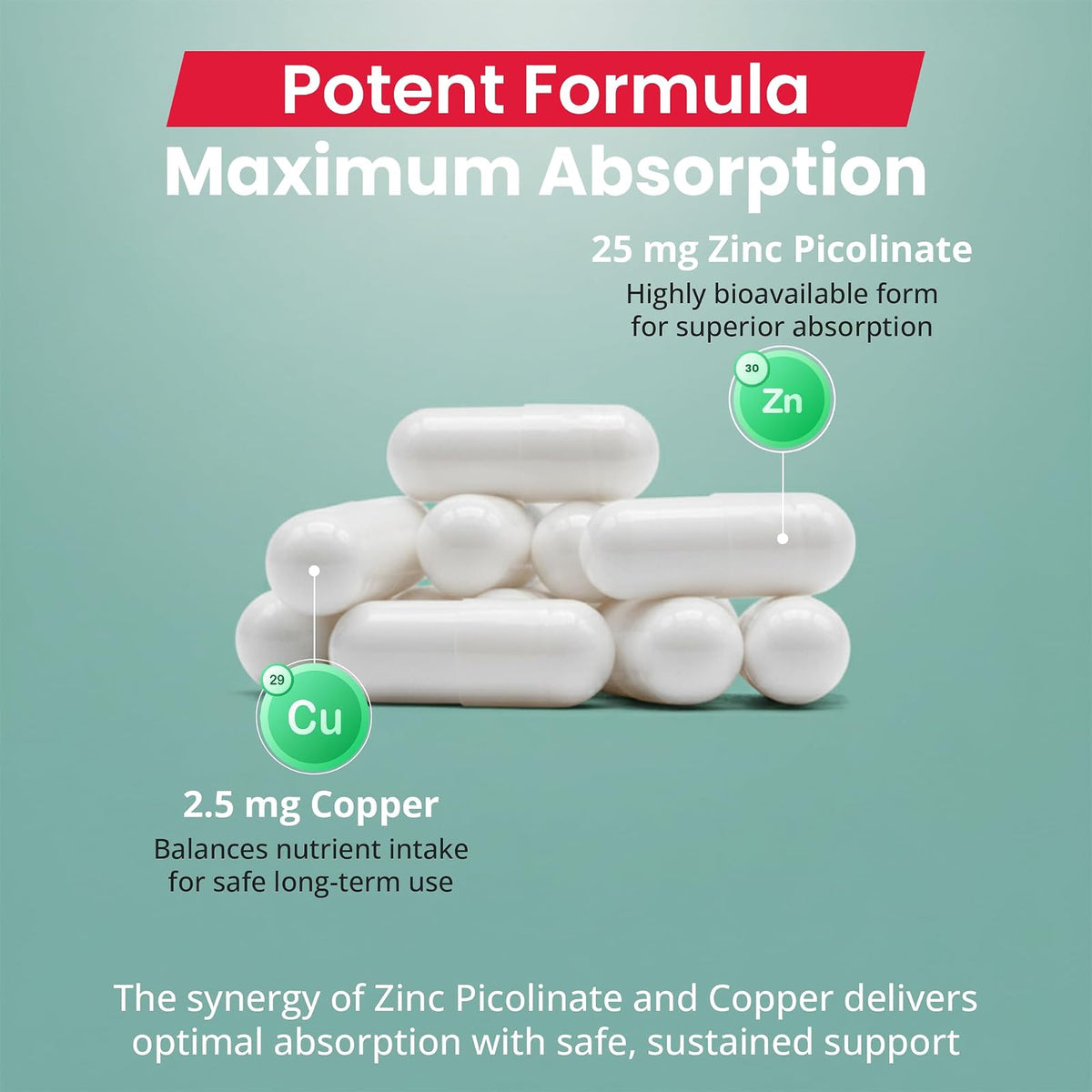 vegan zinc picolinate for daily health