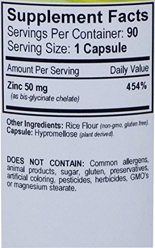 Vegan zinc supplement for immunity