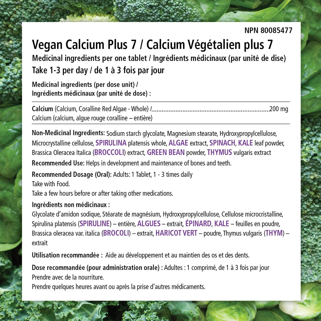 Veganly calcium for enhanced nutrient absorption
