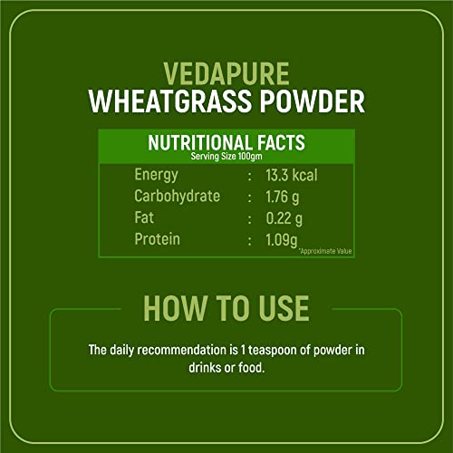 VEGAPURE wheat grass for balanced diet