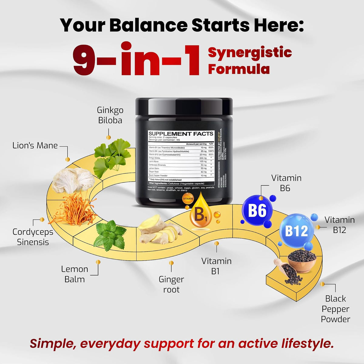 Vegatot ginkgo biloba supplement