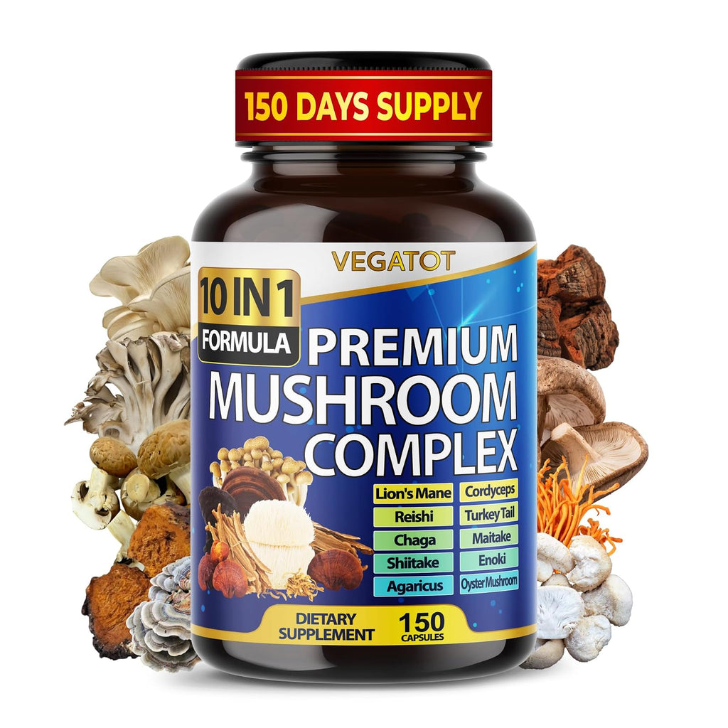 Vegatot mushroom blends for brain health